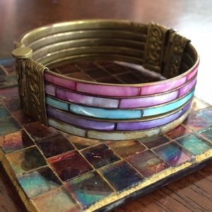 Jewelry | Womens Shell Inlay Bracelet | Poshmark
